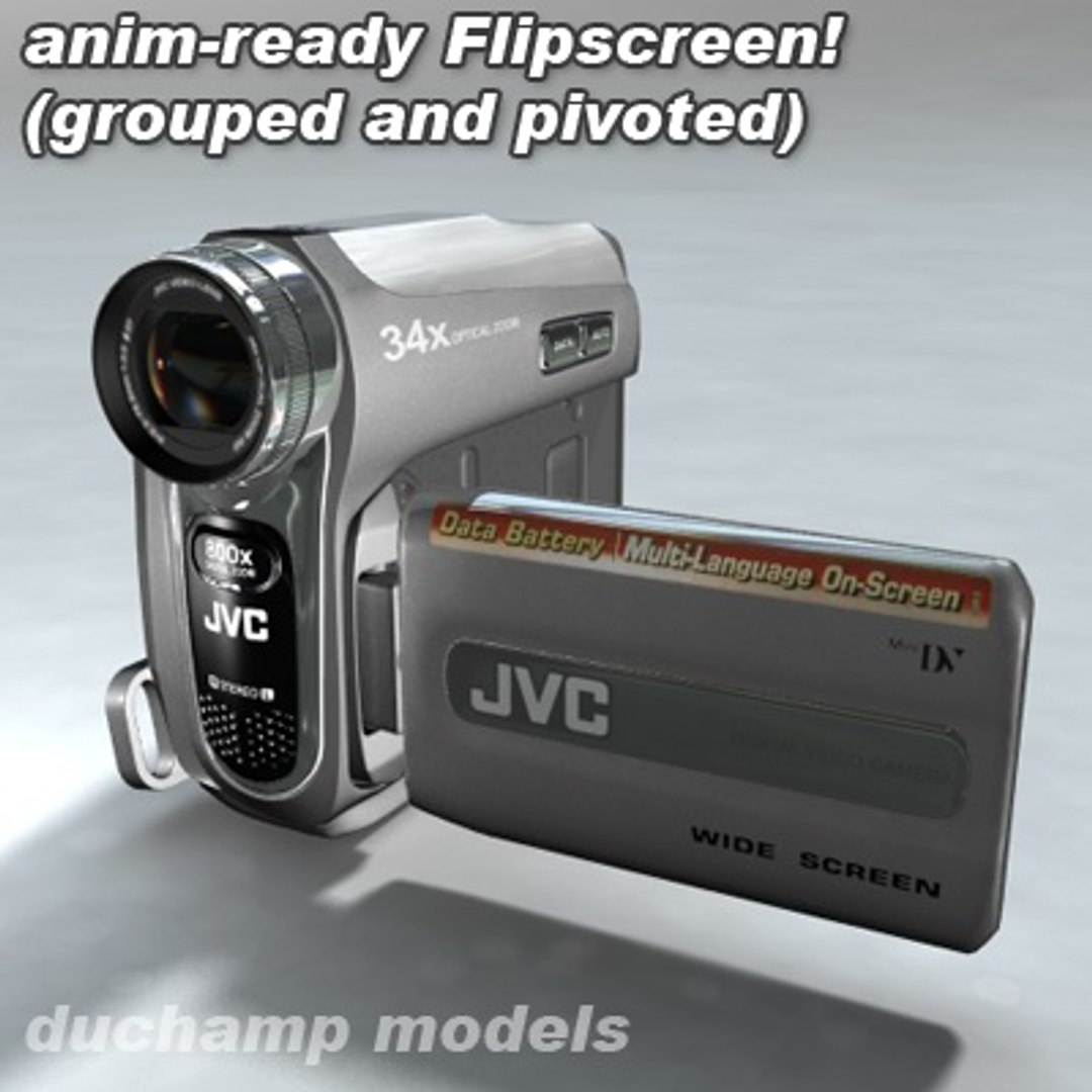 3d Model Jvc Camcorder
