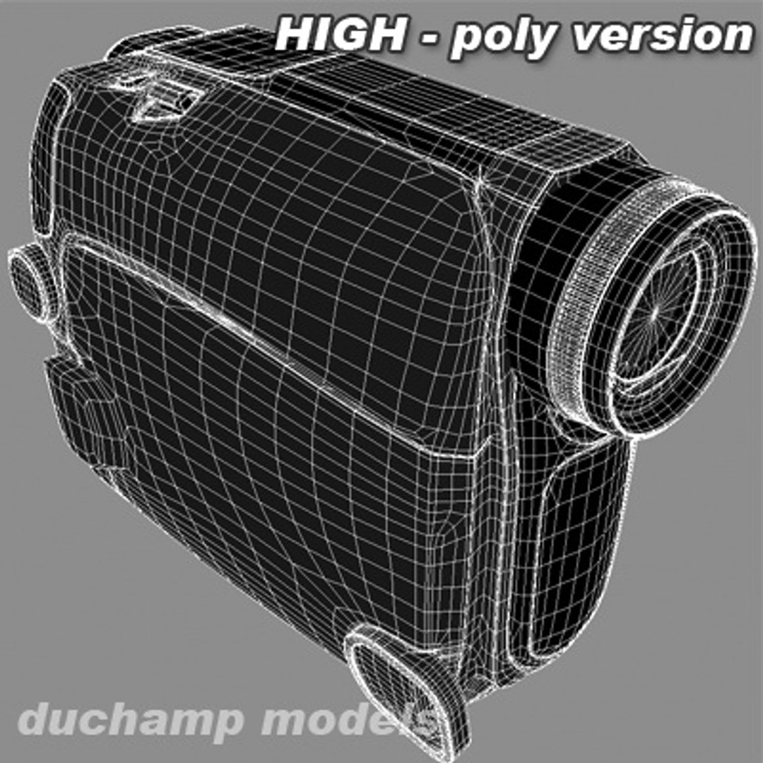 3d Model Jvc Camcorder