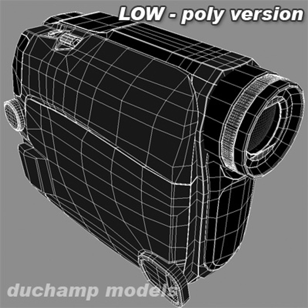 3d Model Jvc Camcorder