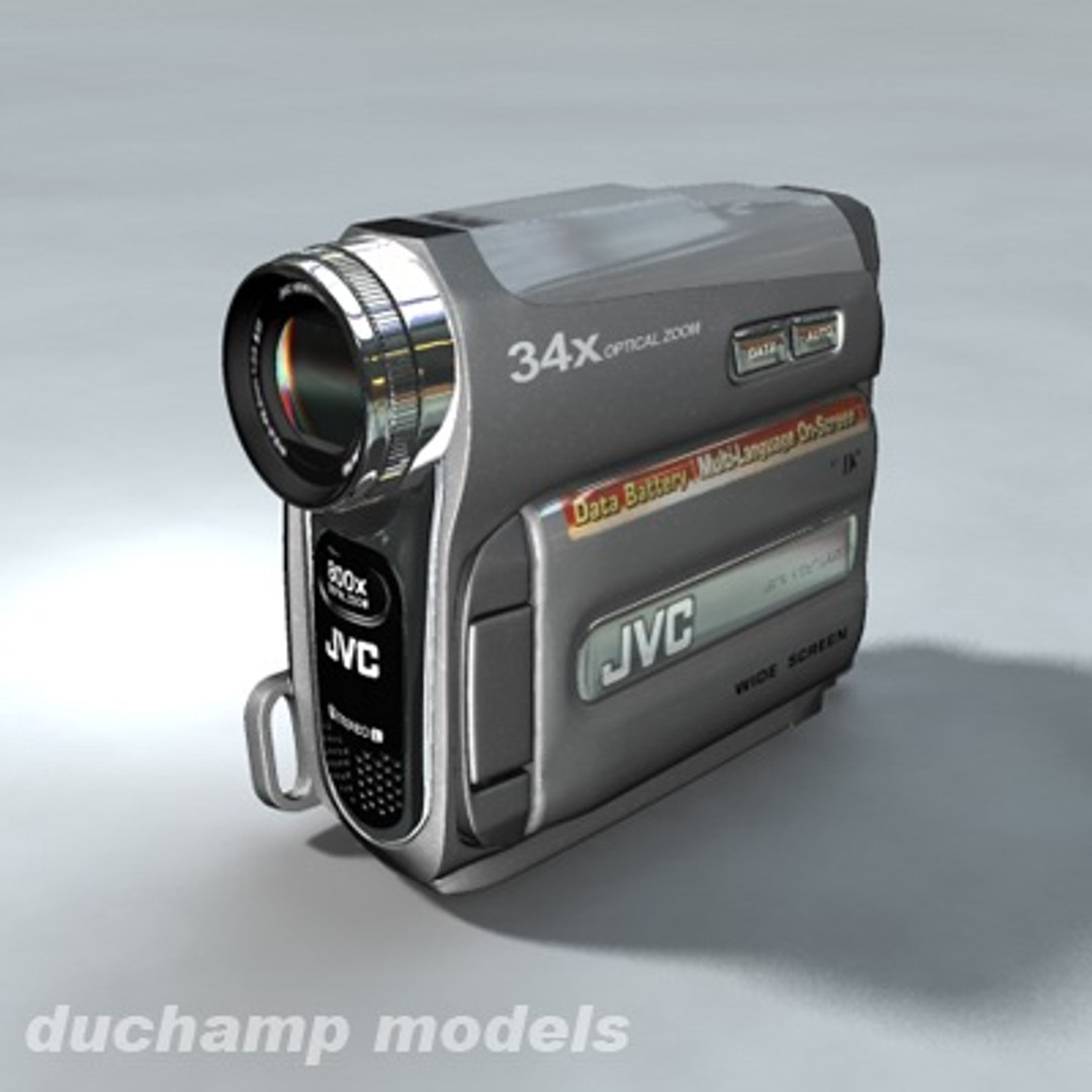 3d Model Jvc Camcorder