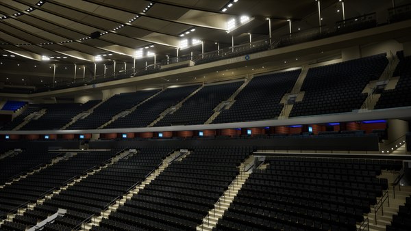 MSG Arena Basketball Hockey Boxing Fighting UE5 3D - TurboSquid 1938981