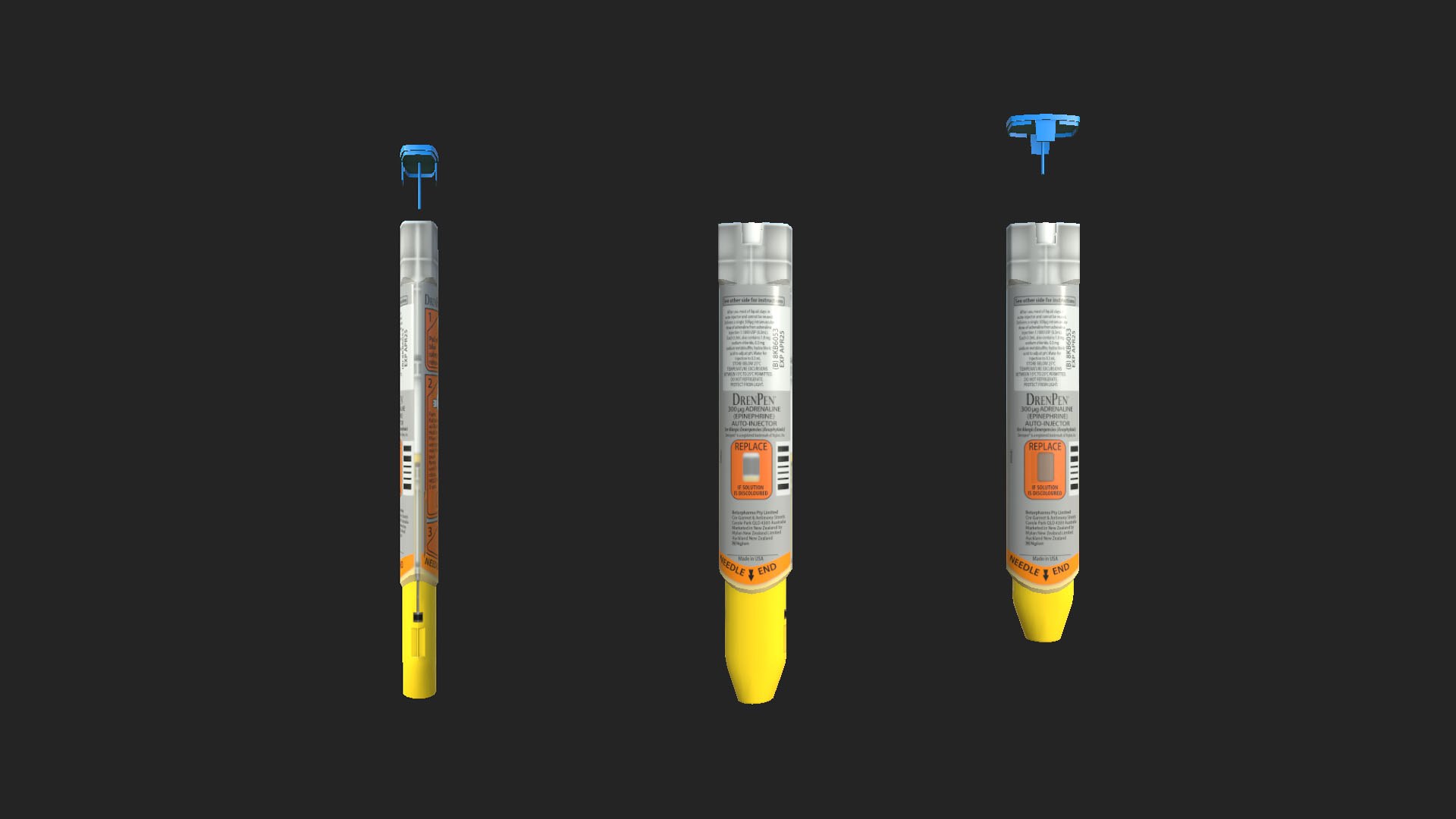 EpiPen Autoinjector Adult 3D - TurboSquid 1851446