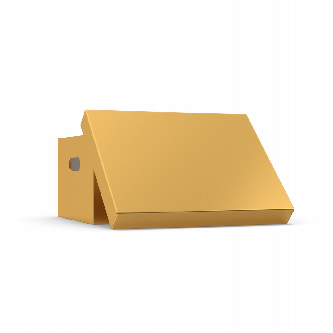 Gold Box model - TurboSquid 2179154