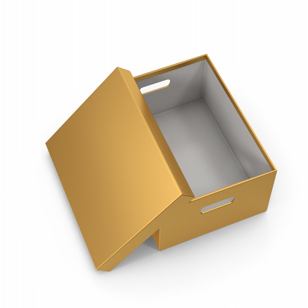 Gold Box model - TurboSquid 2179154