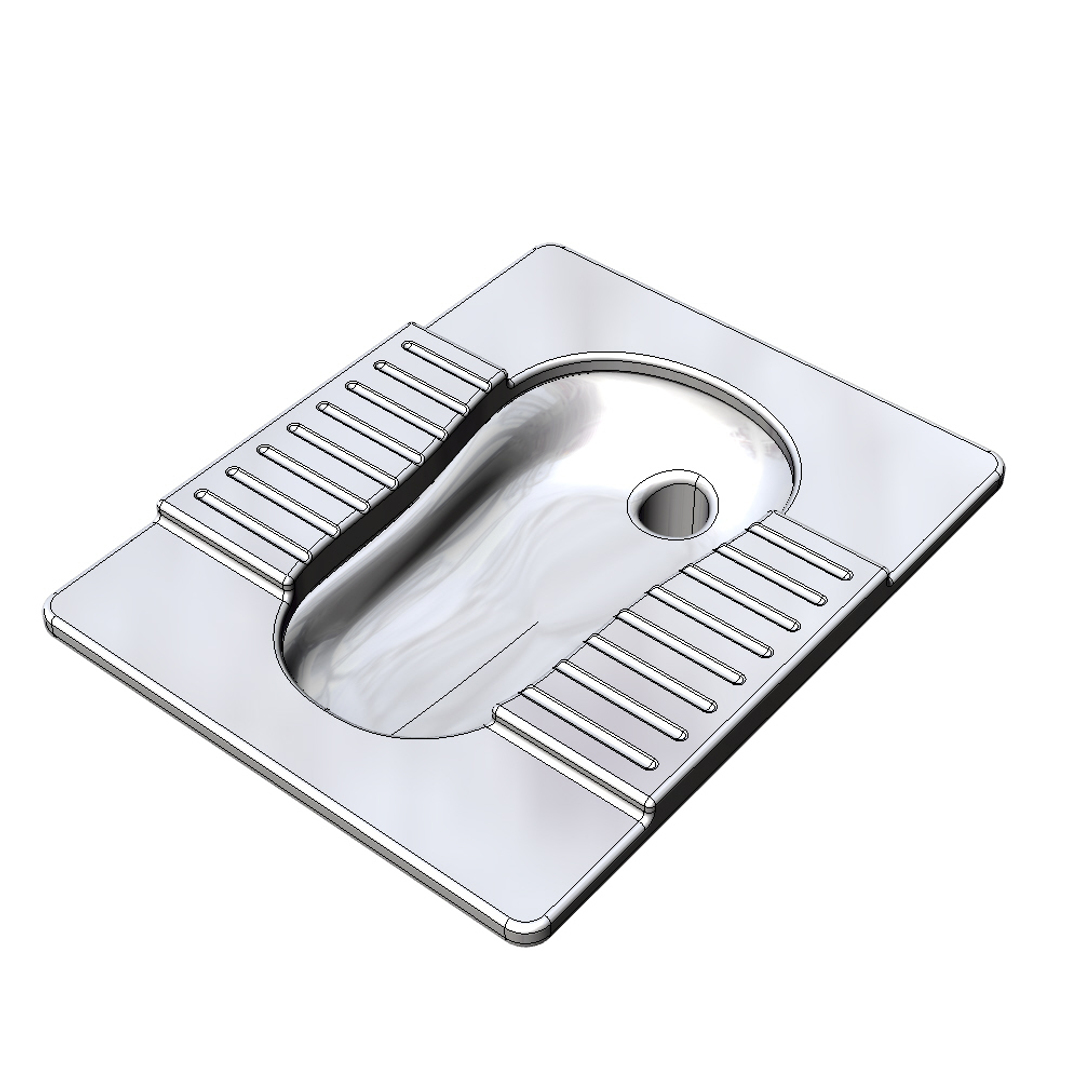 3d Realistic Squat Toilet