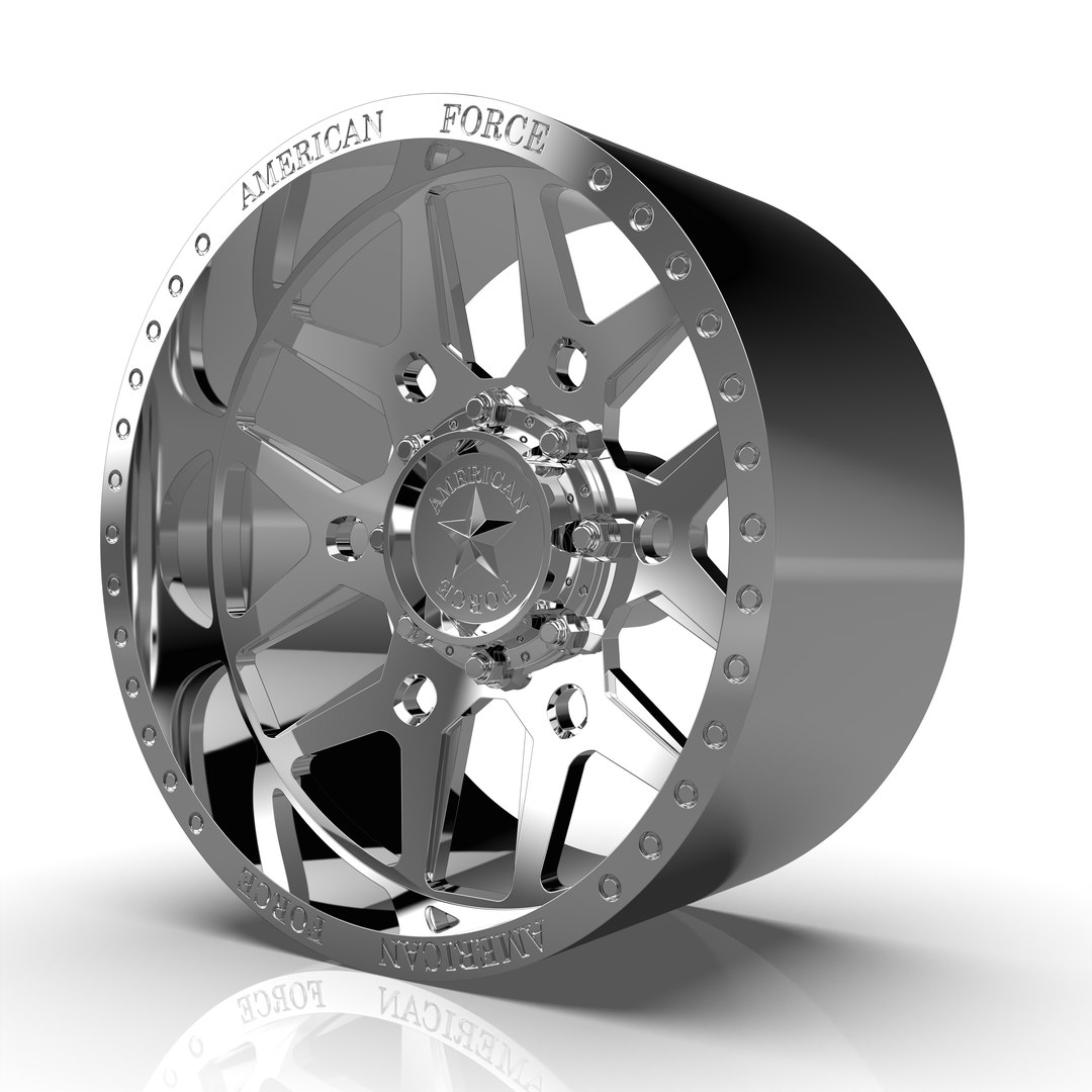 AMERICAN FORCE CKH38 BATTLE CC WHEEL RIM 3D Model - TurboSquid 2147509