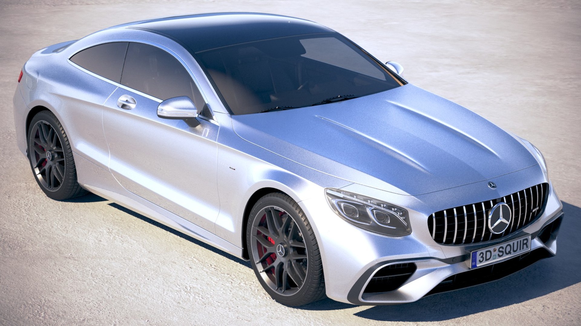 3D Mercedes S63 Amg Model - TurboSquid 1206236