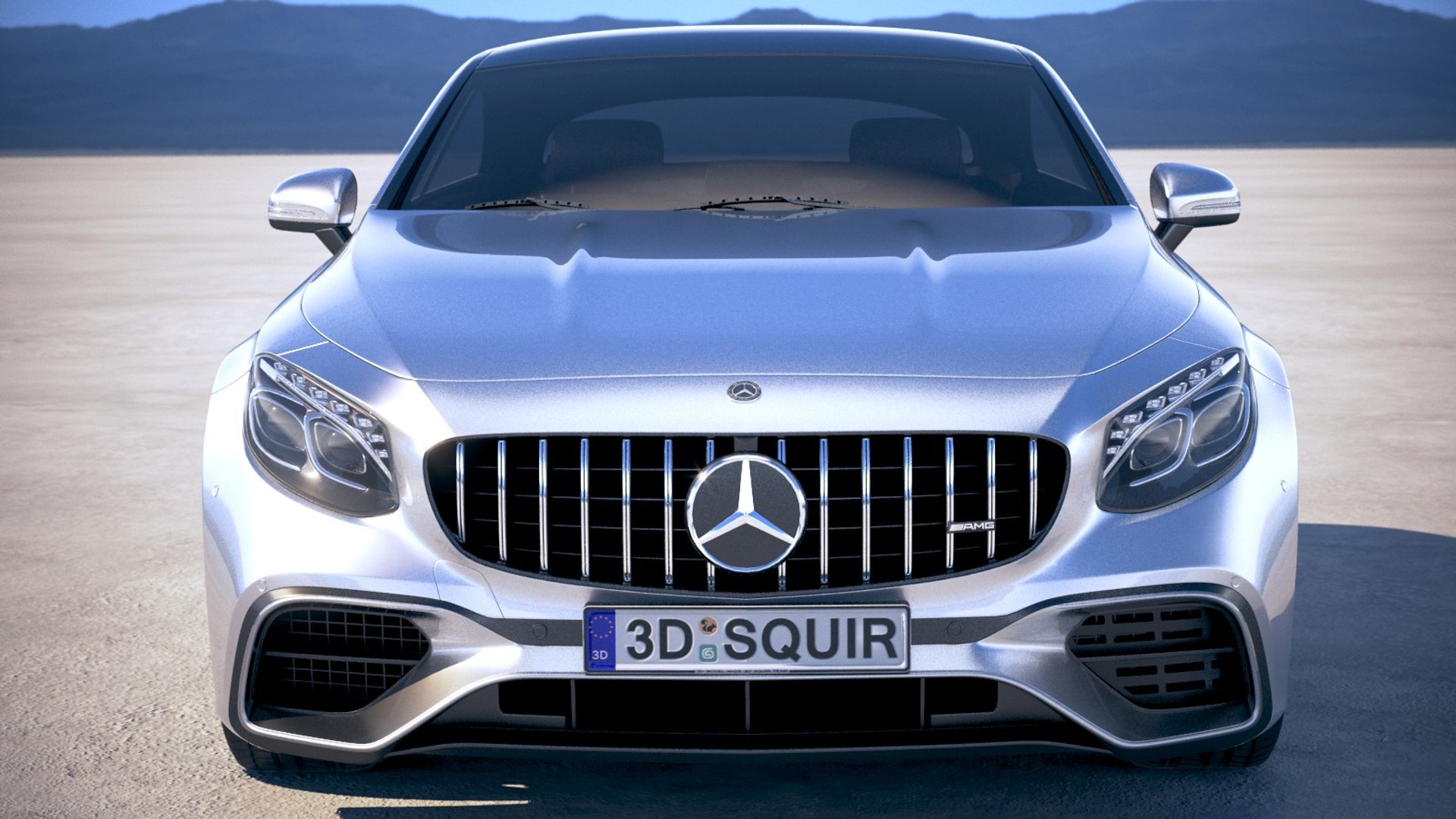 3D Mercedes S63 Amg Model - TurboSquid 1206236