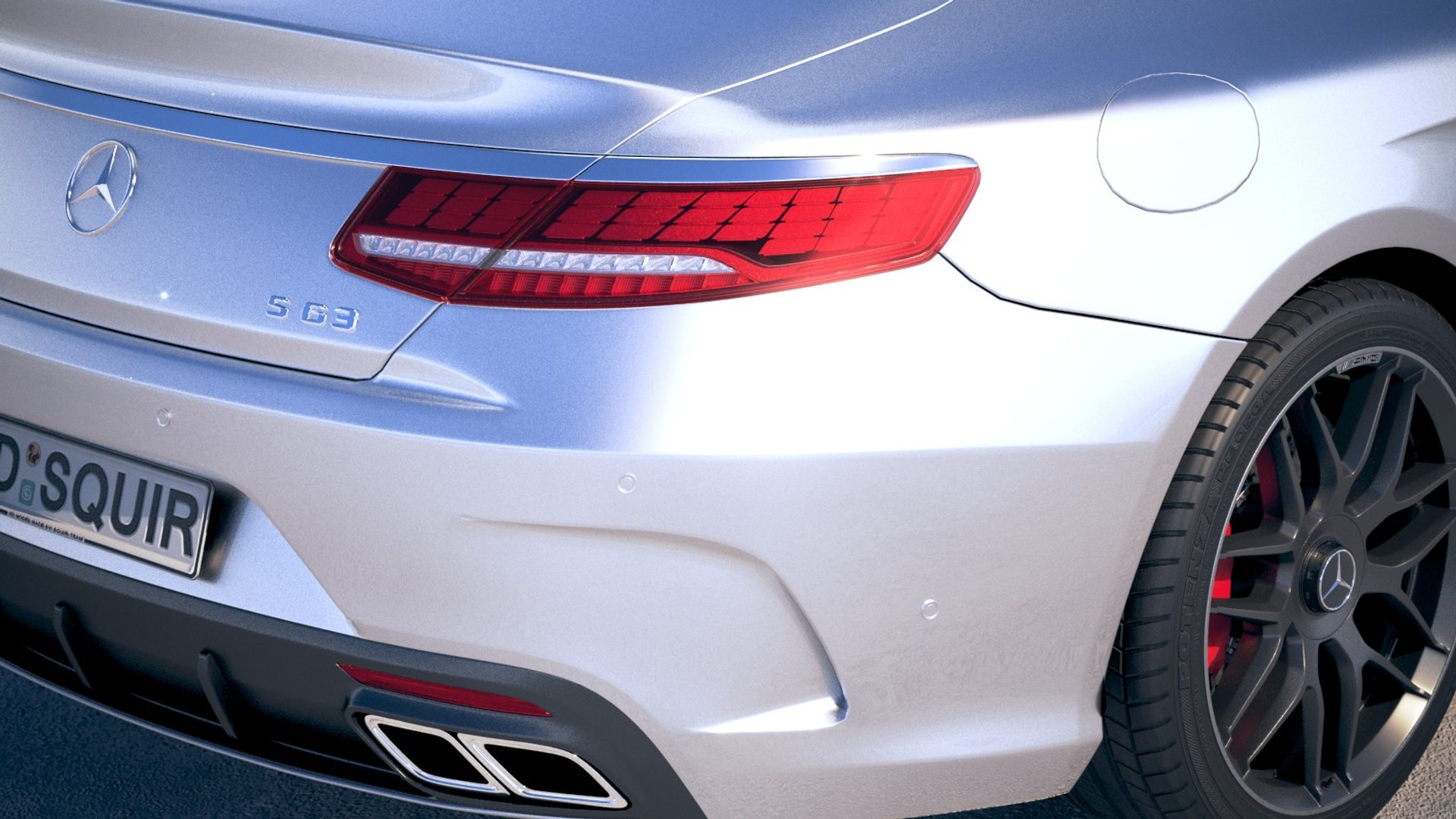 3D Mercedes S63 Amg Model - TurboSquid 1206236
