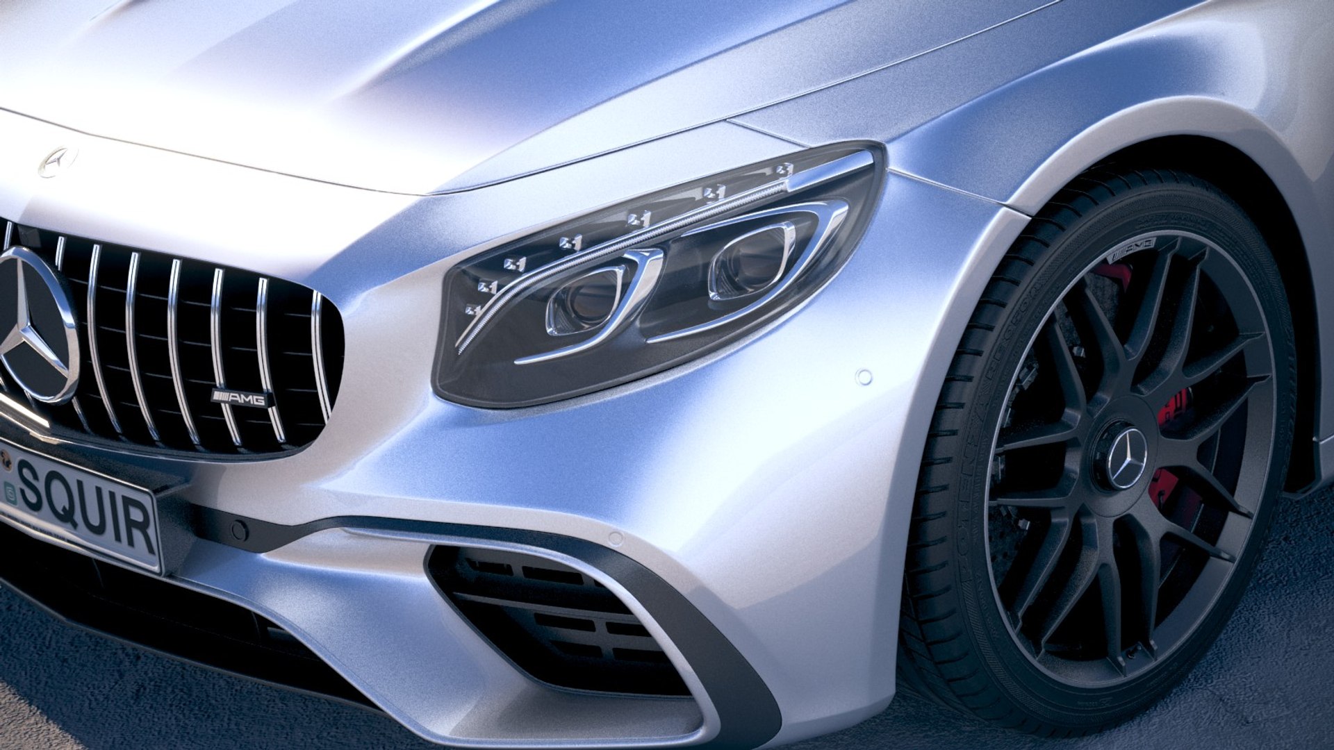 3D Mercedes S63 Amg Model - TurboSquid 1206236