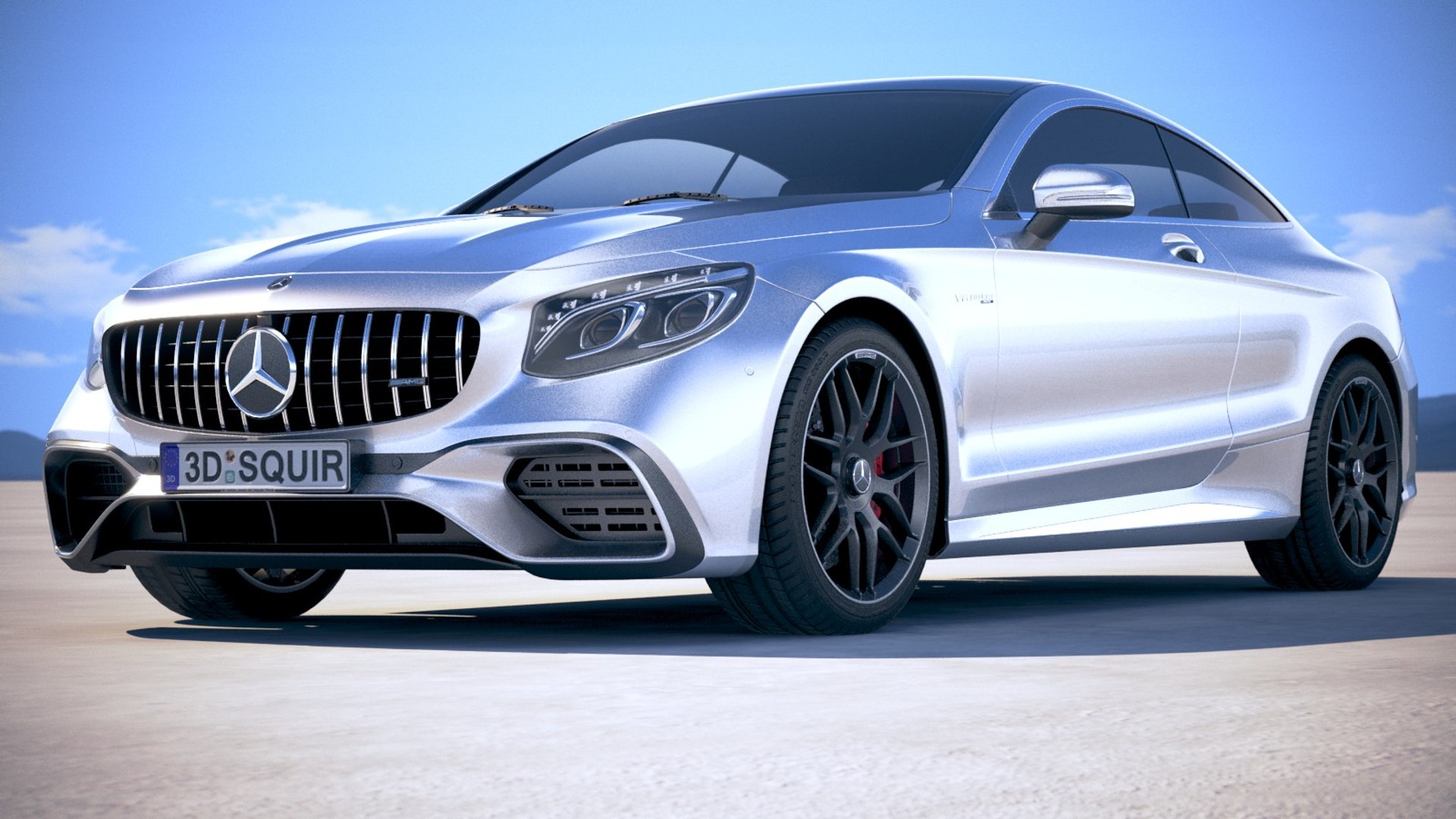 3D Mercedes S63 Amg Model - TurboSquid 1206236