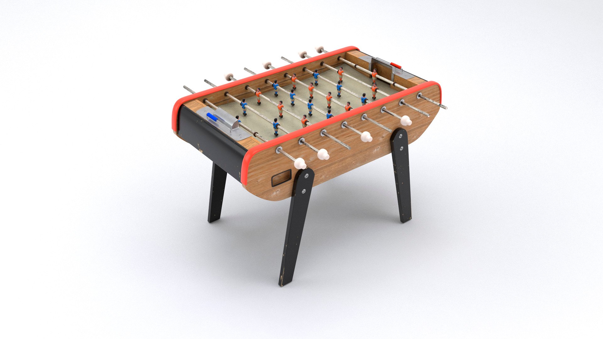 3D Vintage Football Soccer Table Model - TurboSquid 1636767