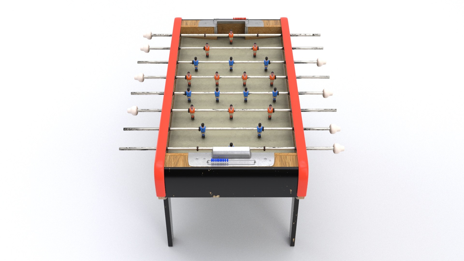 3D Vintage Football Soccer Table Model - TurboSquid 1636767