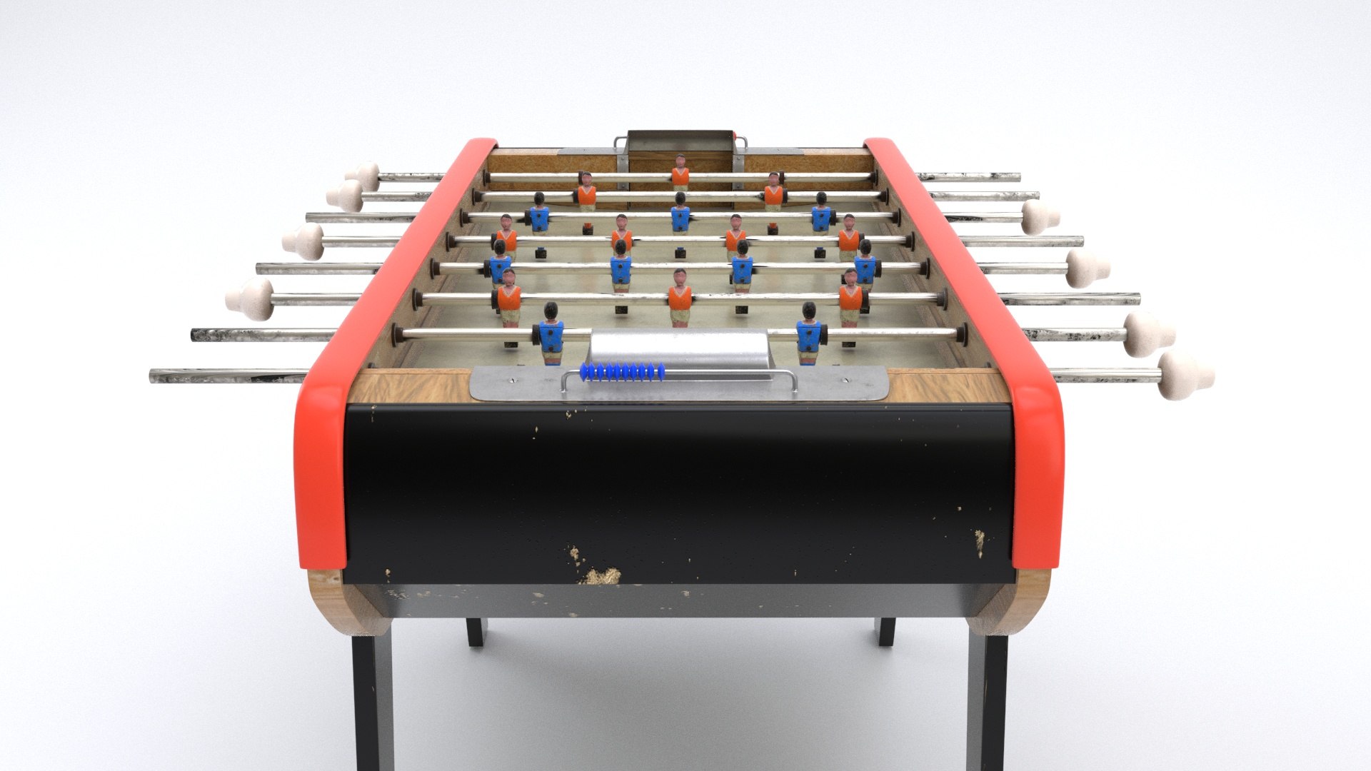 3D Vintage Football Soccer Table Model - TurboSquid 1636767
