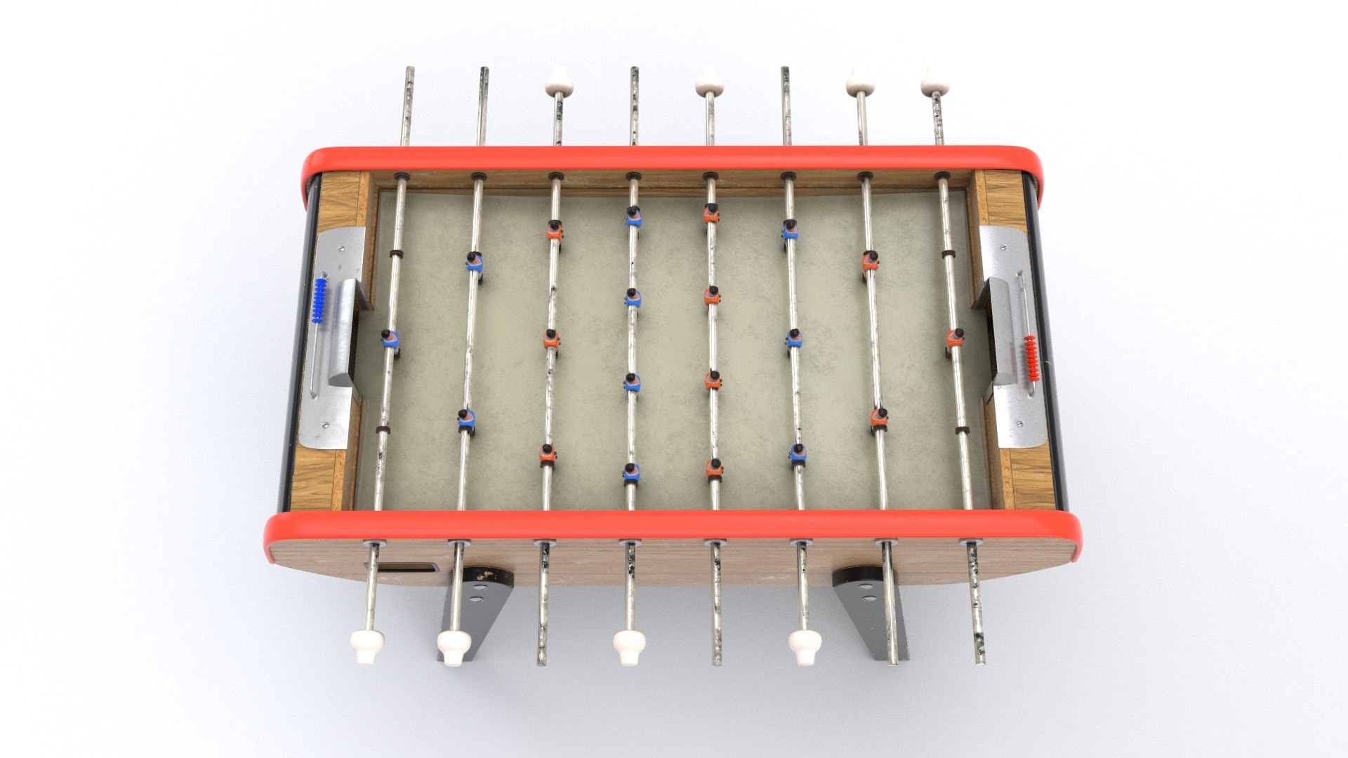 3D Vintage Football Soccer Table Model - TurboSquid 1636767