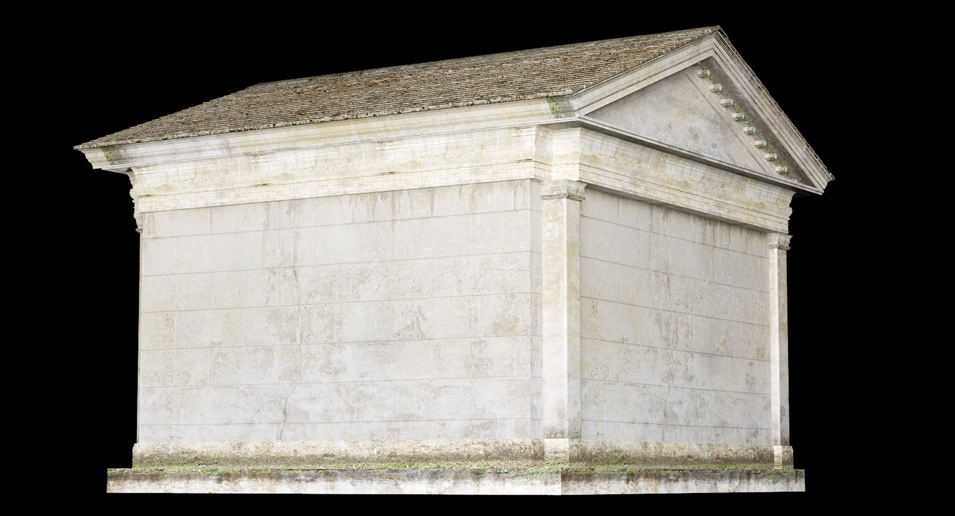 3D Classical Architectural Building Temple Model - TurboSquid 1514391