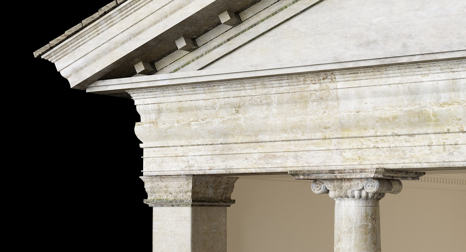 3D Classical Architectural Building Temple Model - TurboSquid 1514391