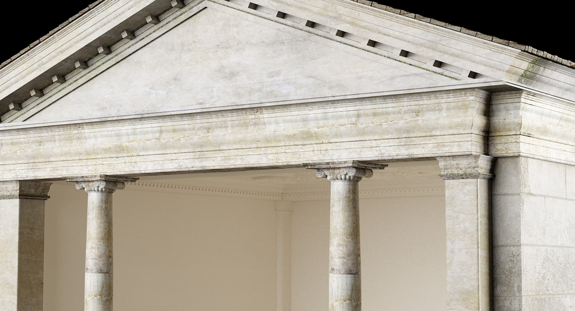 3D Classical Architectural Building Temple Model - TurboSquid 1514391