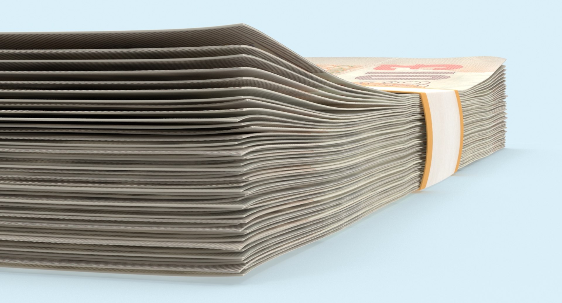 3D 10-pound-note---stack | 1145022 | TurboSquid