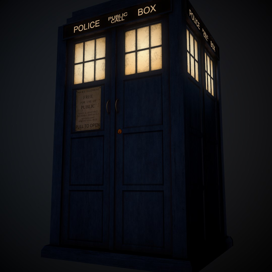 10th Doctor Tardis 3D - TurboSquid 1436201