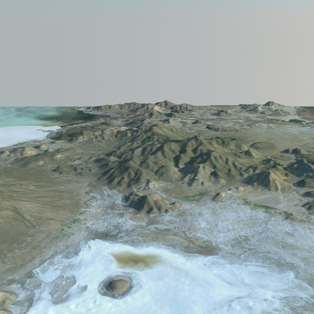 3d Model Volcano Landscape