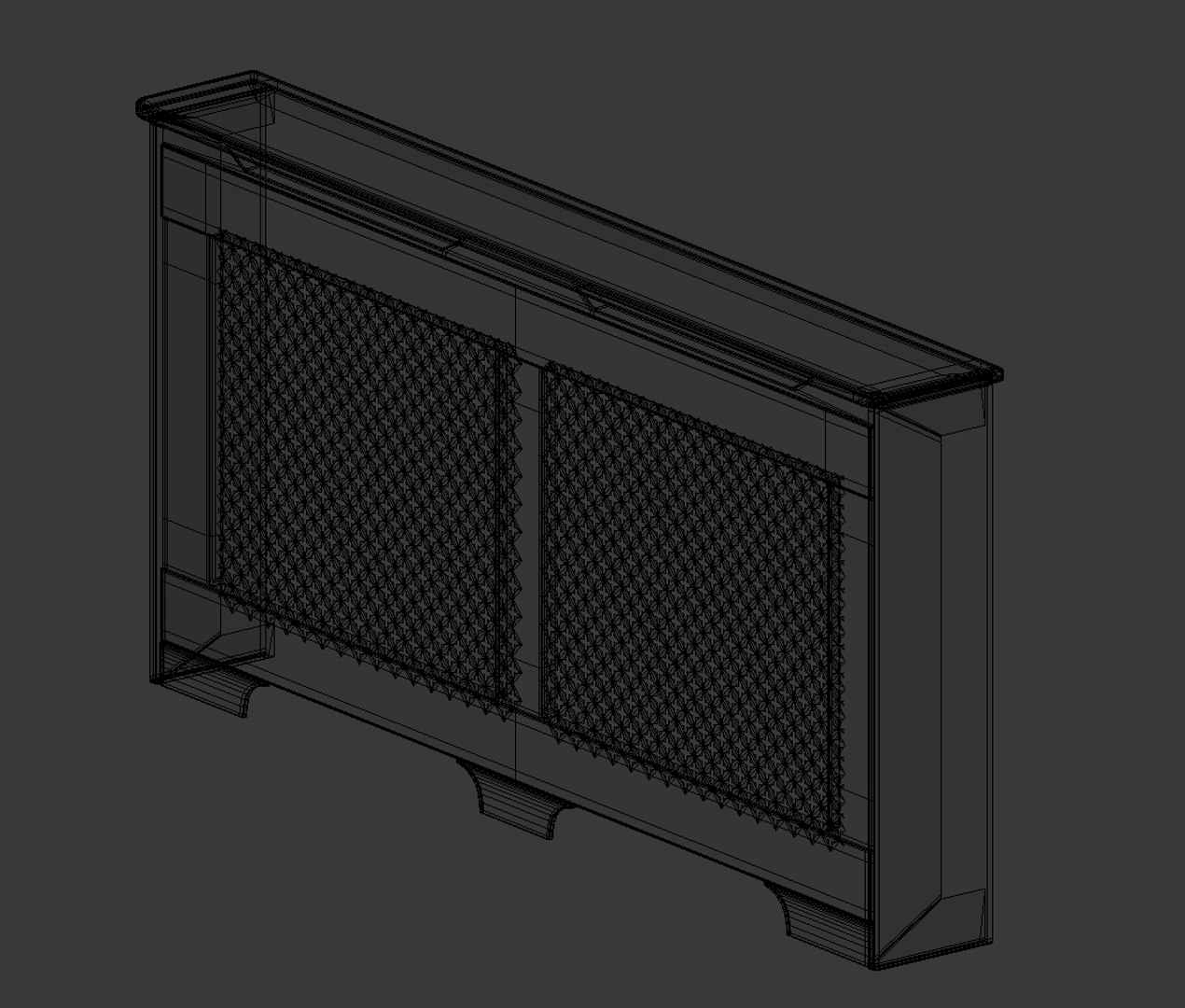 Classic Radiator Cover 3d 3ds