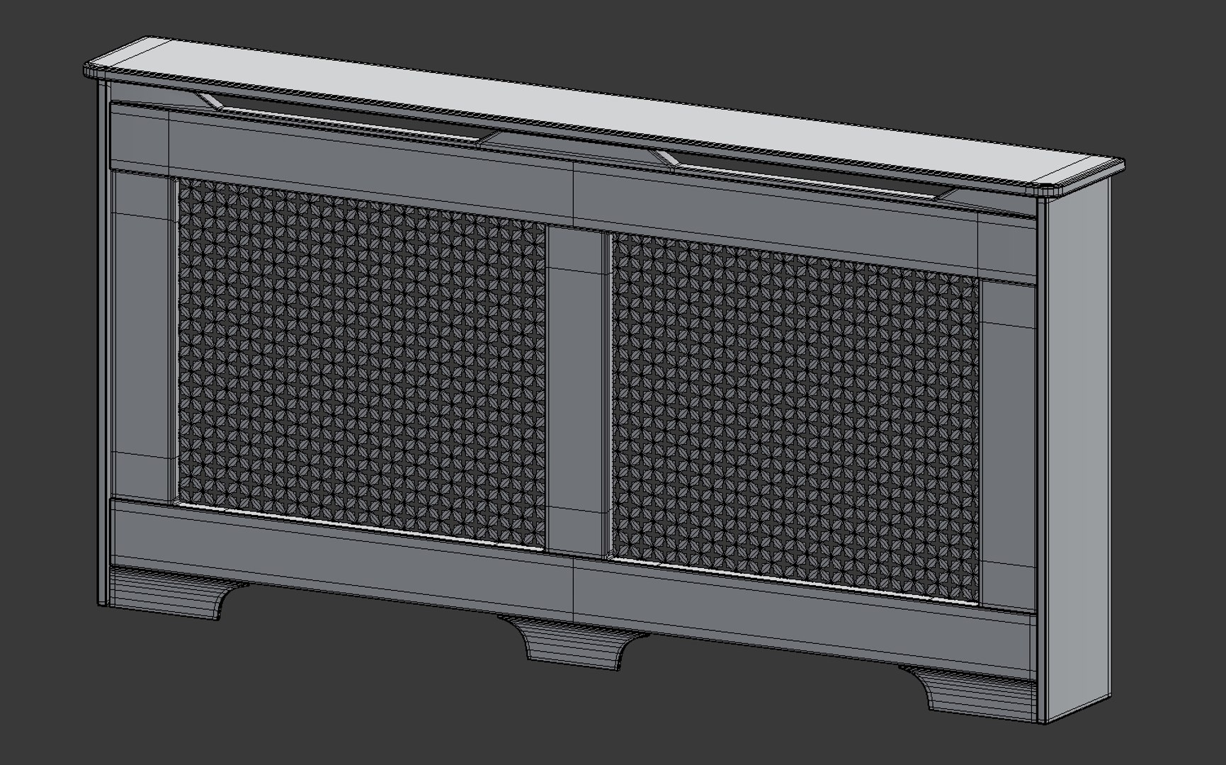 Classic Radiator Cover 3d 3ds
