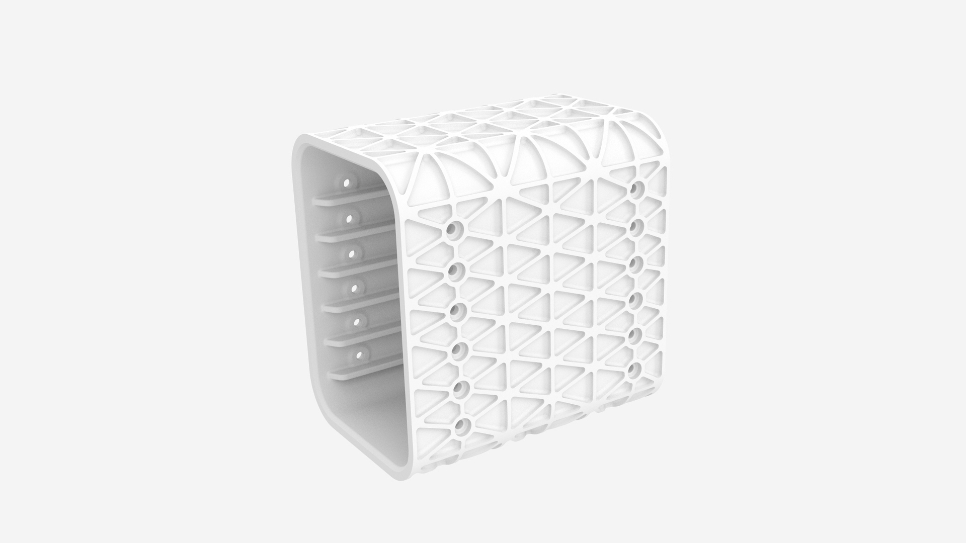 3D Aero Space Hard Drive Enclosure - SSD - 6 Drive Model - TurboSquid ...