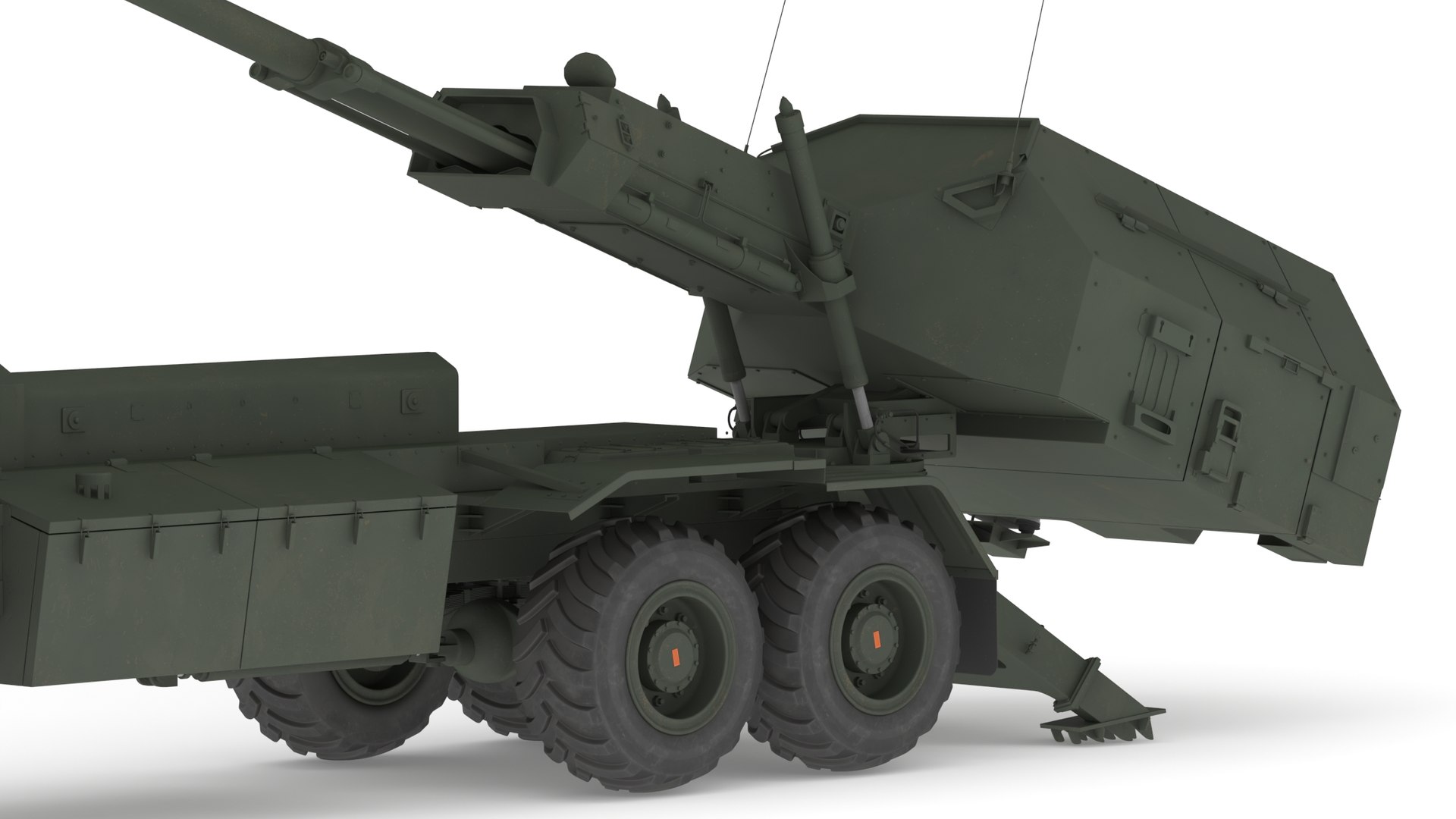 Archer Artillery System PBR 3D Model - TurboSquid 2363383