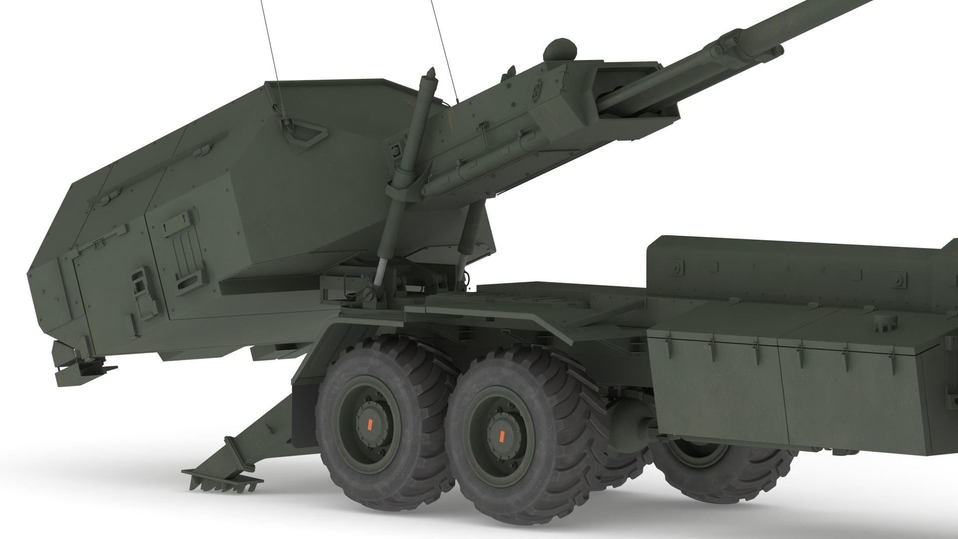 Archer Artillery System PBR 3D Model - TurboSquid 2363383