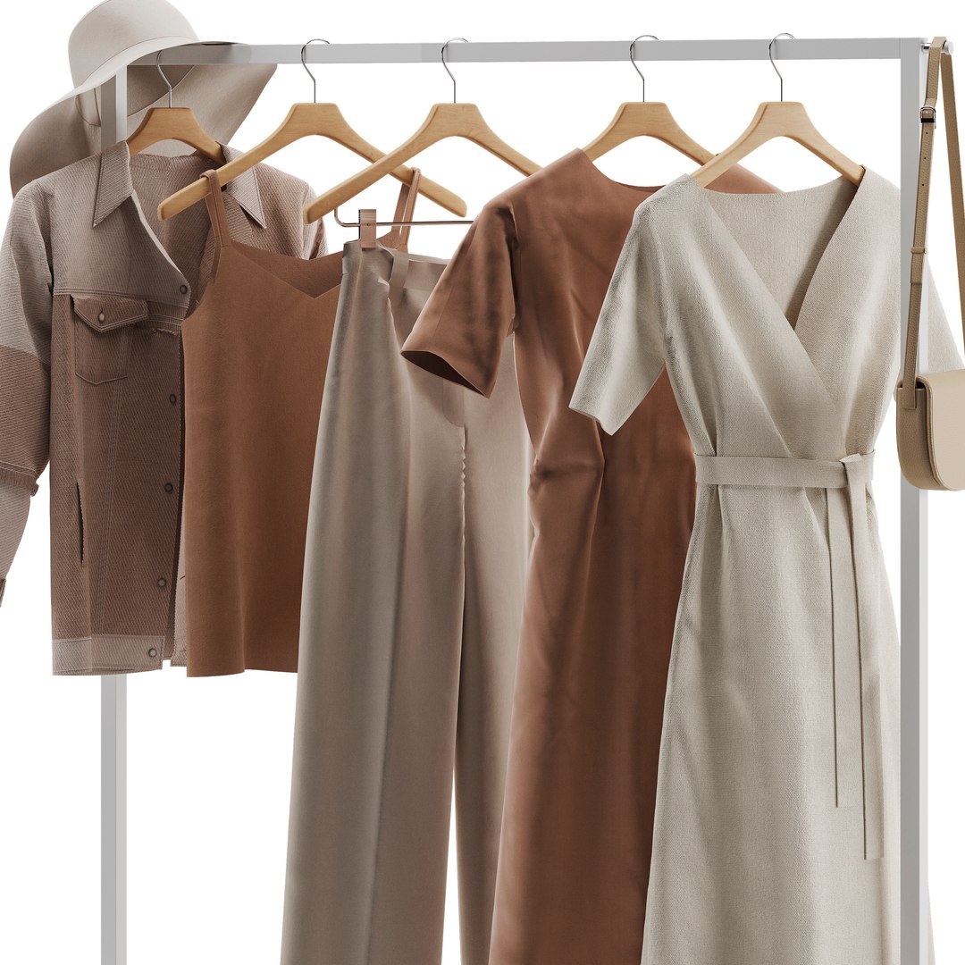 3D Clothes Set 04 Model - TurboSquid 1804562