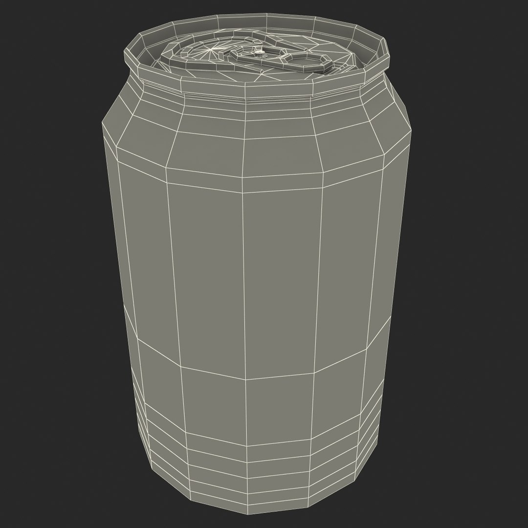 3d Natural Light Beer Model