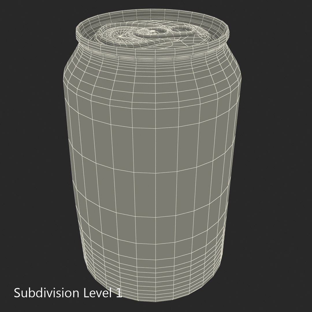 3d Natural Light Beer Model
