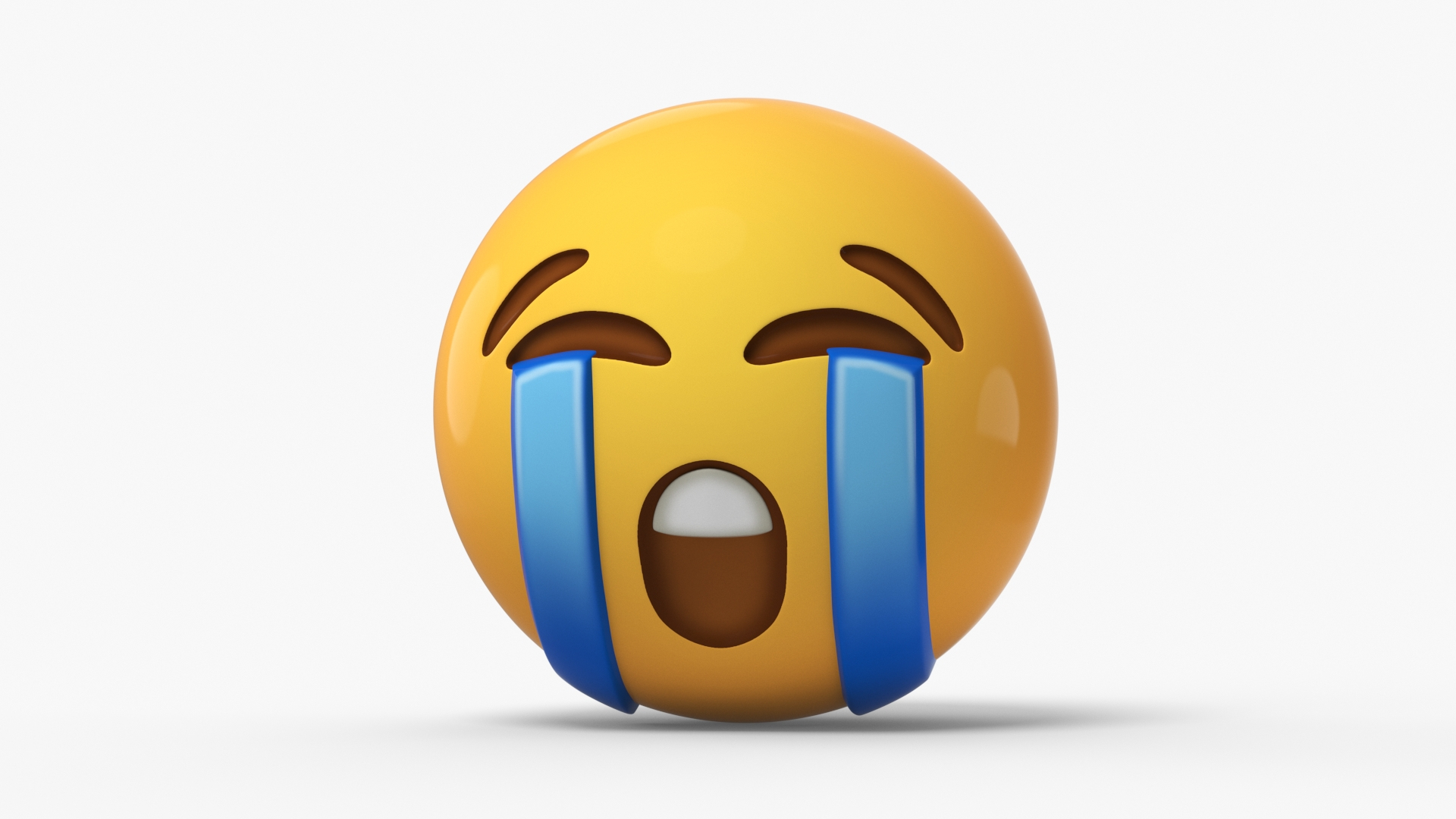 3D Emoji Loudly Crying Face - TurboSquid 2239301