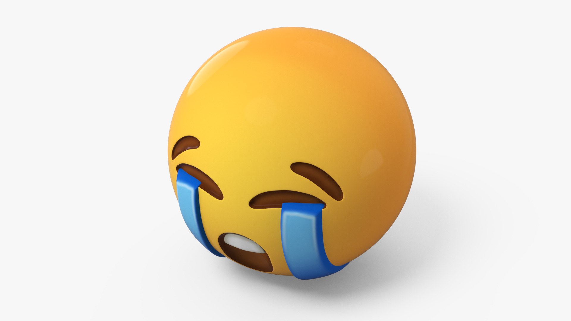 3D Emoji Loudly Crying Face - TurboSquid 2239301