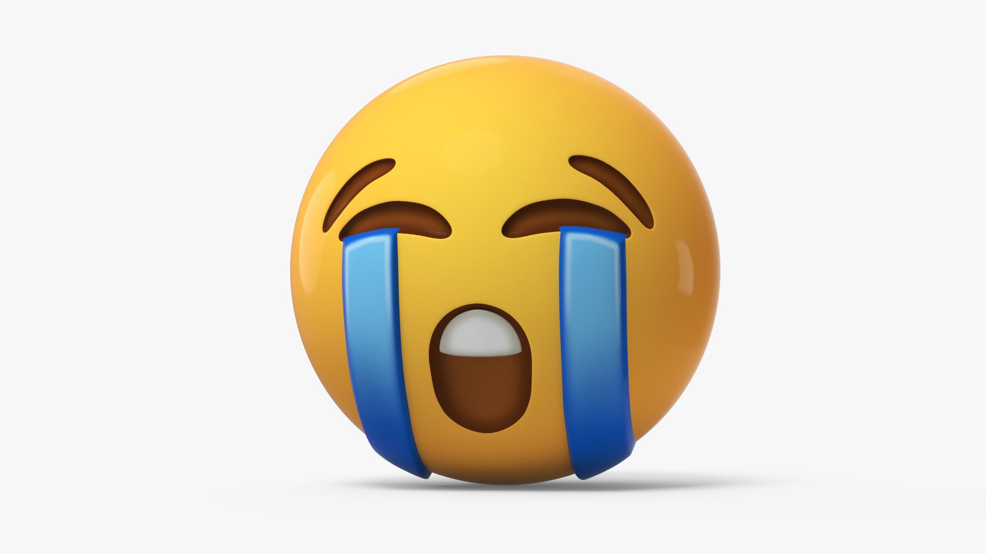 3D Emoji Loudly Crying Face - TurboSquid 2239301