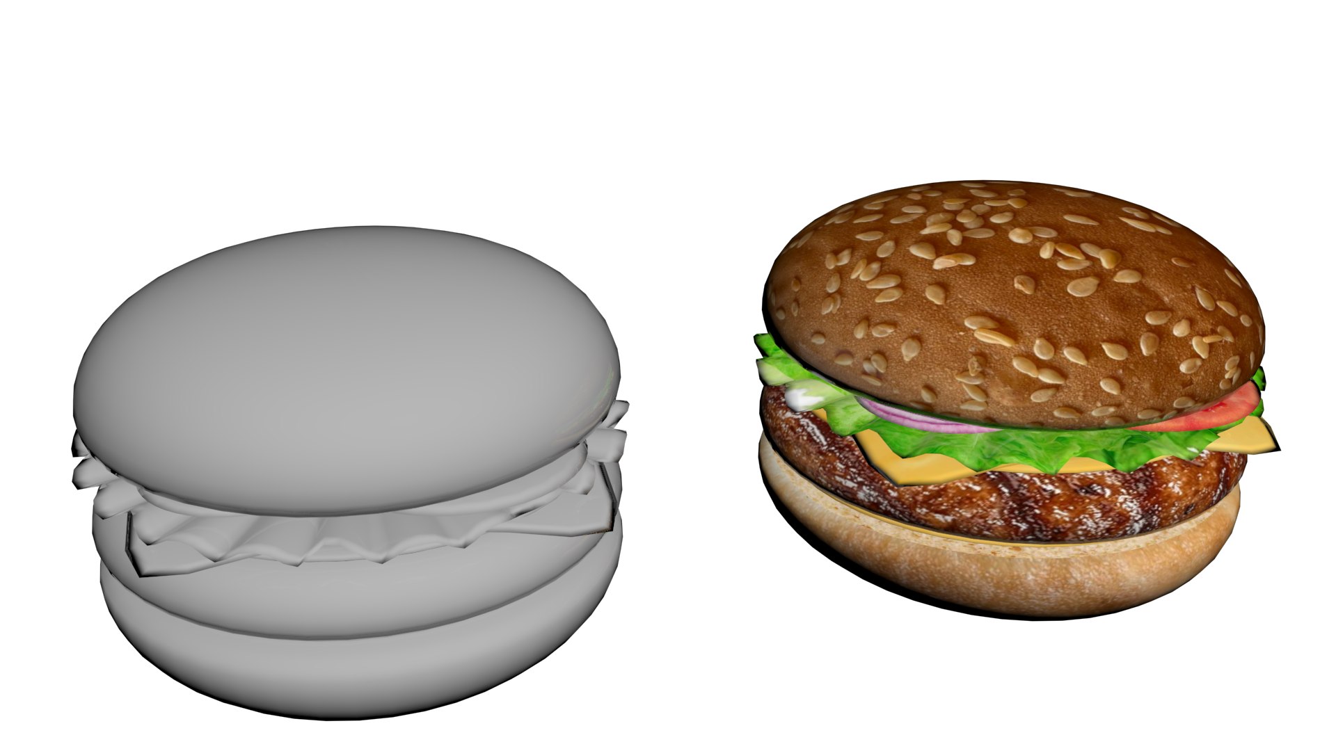 3D Burger - TurboSquid 2418469