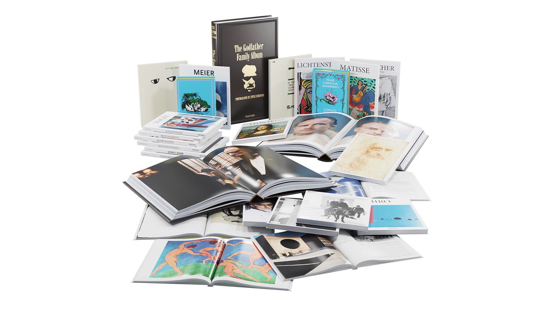 3D Books Set 7 - TurboSquid 2106733