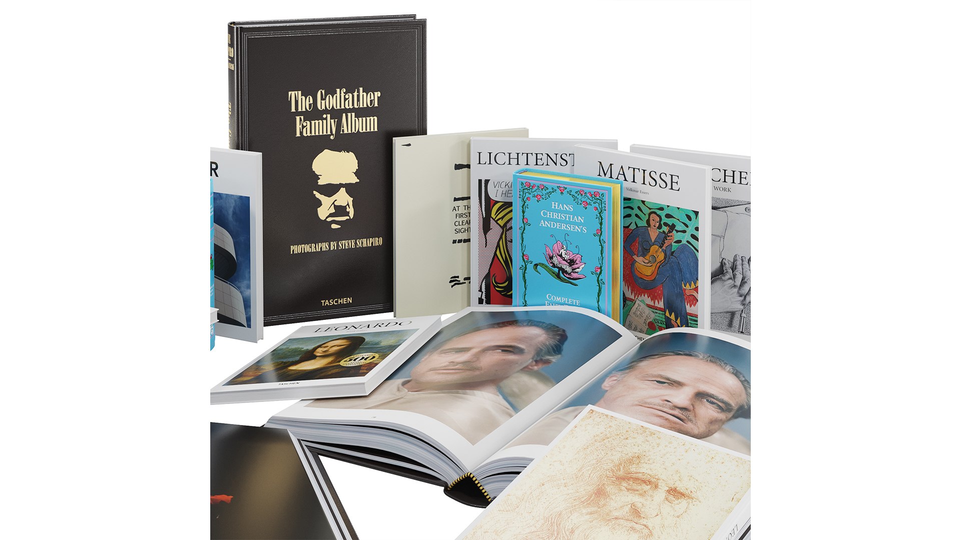 3D Books Set 7 - TurboSquid 2106733