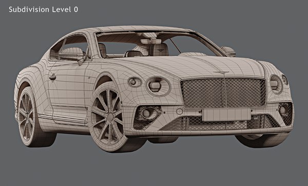 3D 2020 bentley continental gt - TurboSquid 1413875