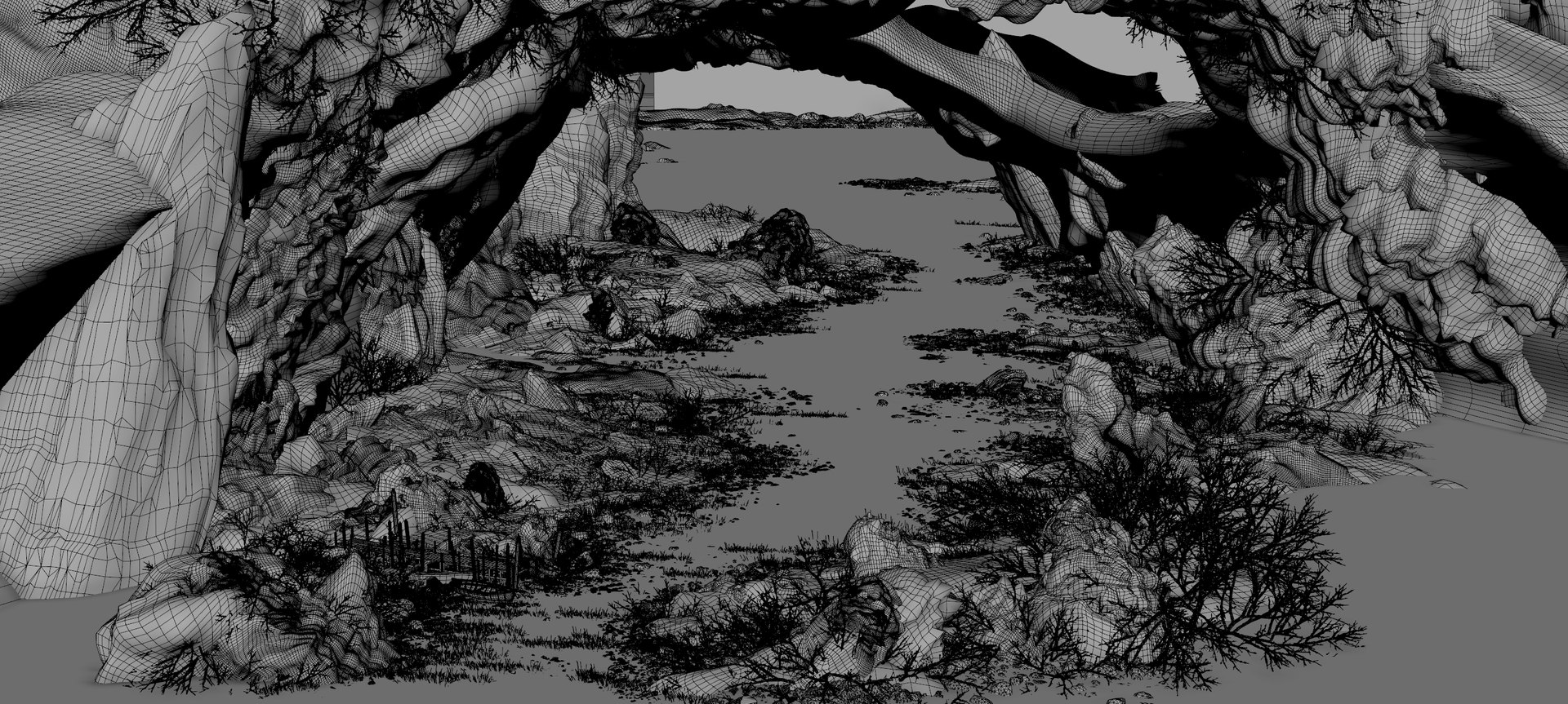 Fantasy Winter Eye Cave Environment 3D model - TurboSquid 2157232