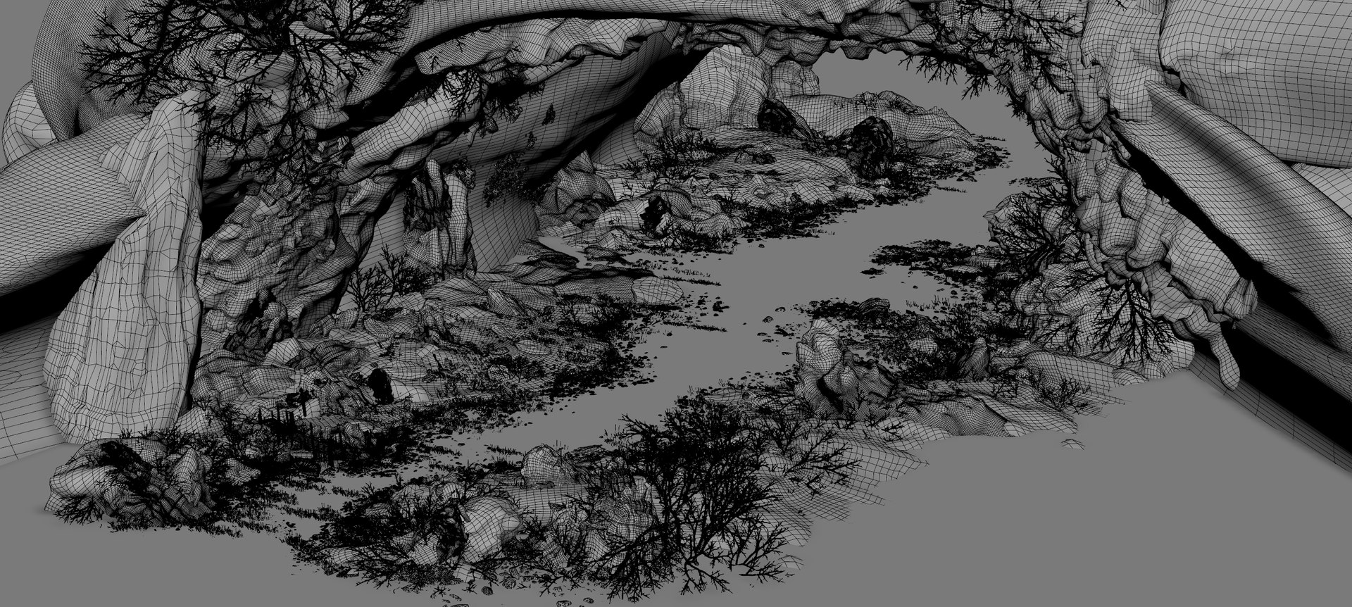 Fantasy Winter Eye Cave Environment 3D model - TurboSquid 2157232
