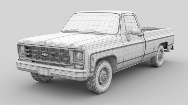 3D model 1978 Chevrolet Pickup - TurboSquid 1724468