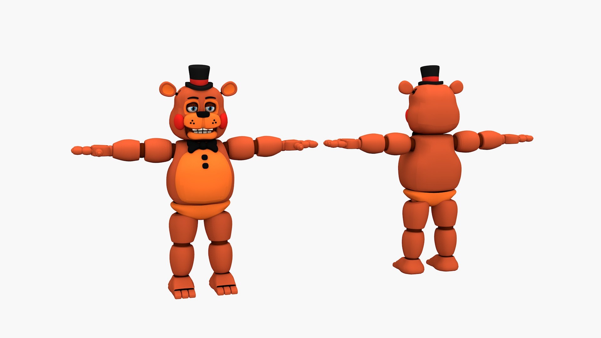 FNaF Toy Freddy - TurboSquid 2412342
