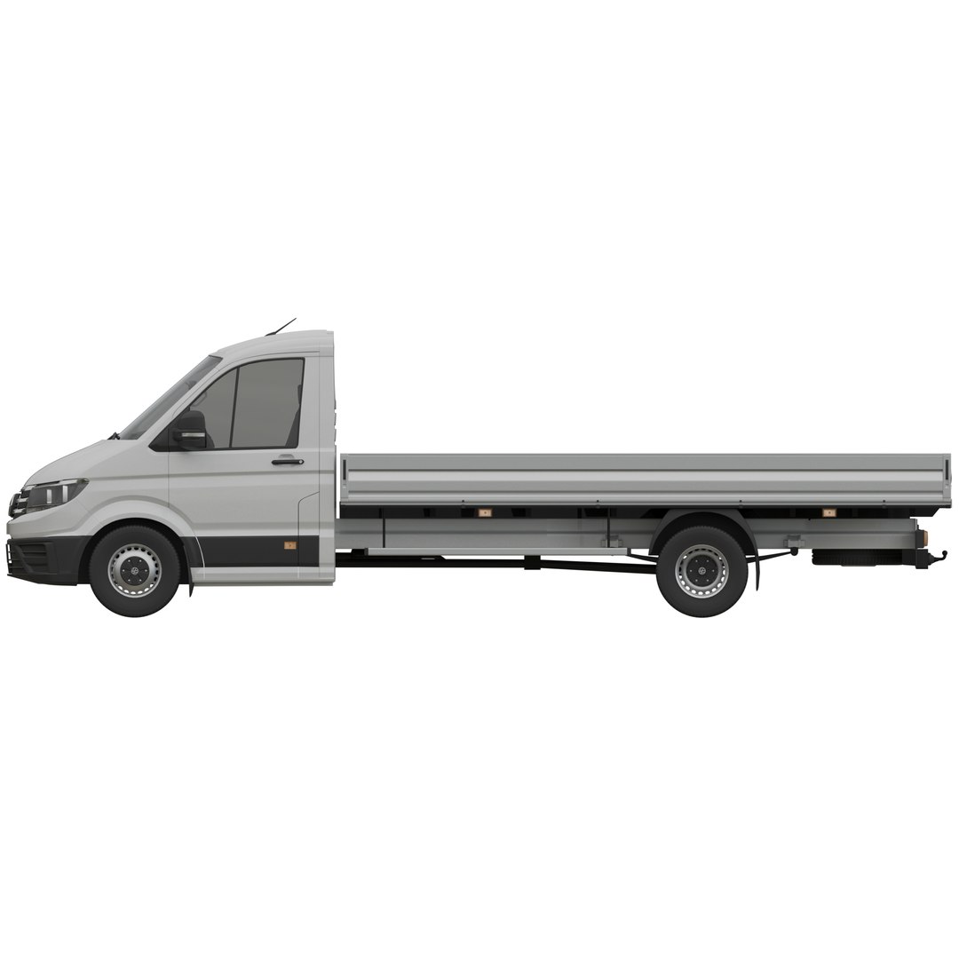VW Crafter 2 Flatbed Truck L5 MAXI 50 3D - TurboSquid 1790376