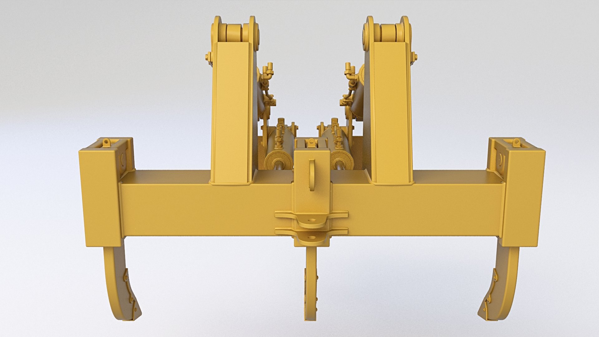 Ripper Bulldozer Model - TurboSquid 1551409