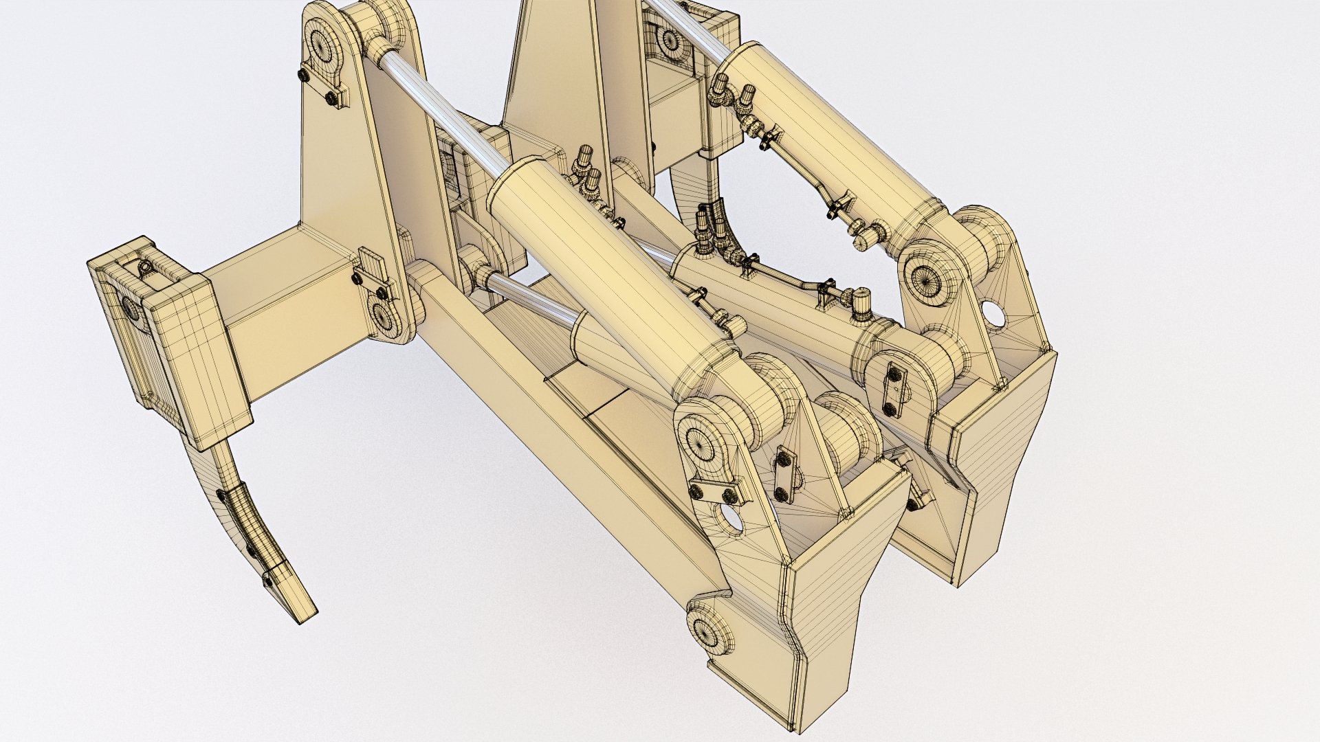 Ripper Bulldozer Model - TurboSquid 1551409