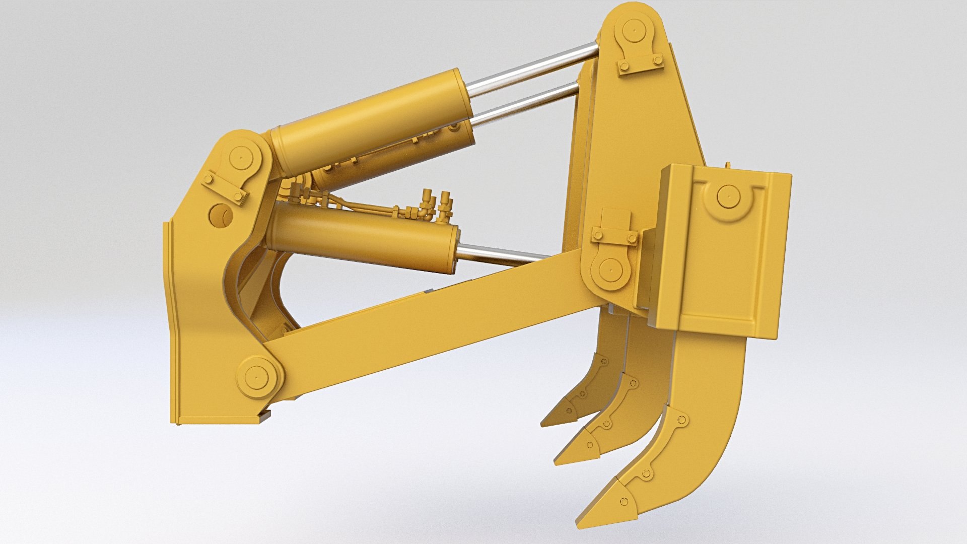 Ripper Bulldozer Model - TurboSquid 1551409