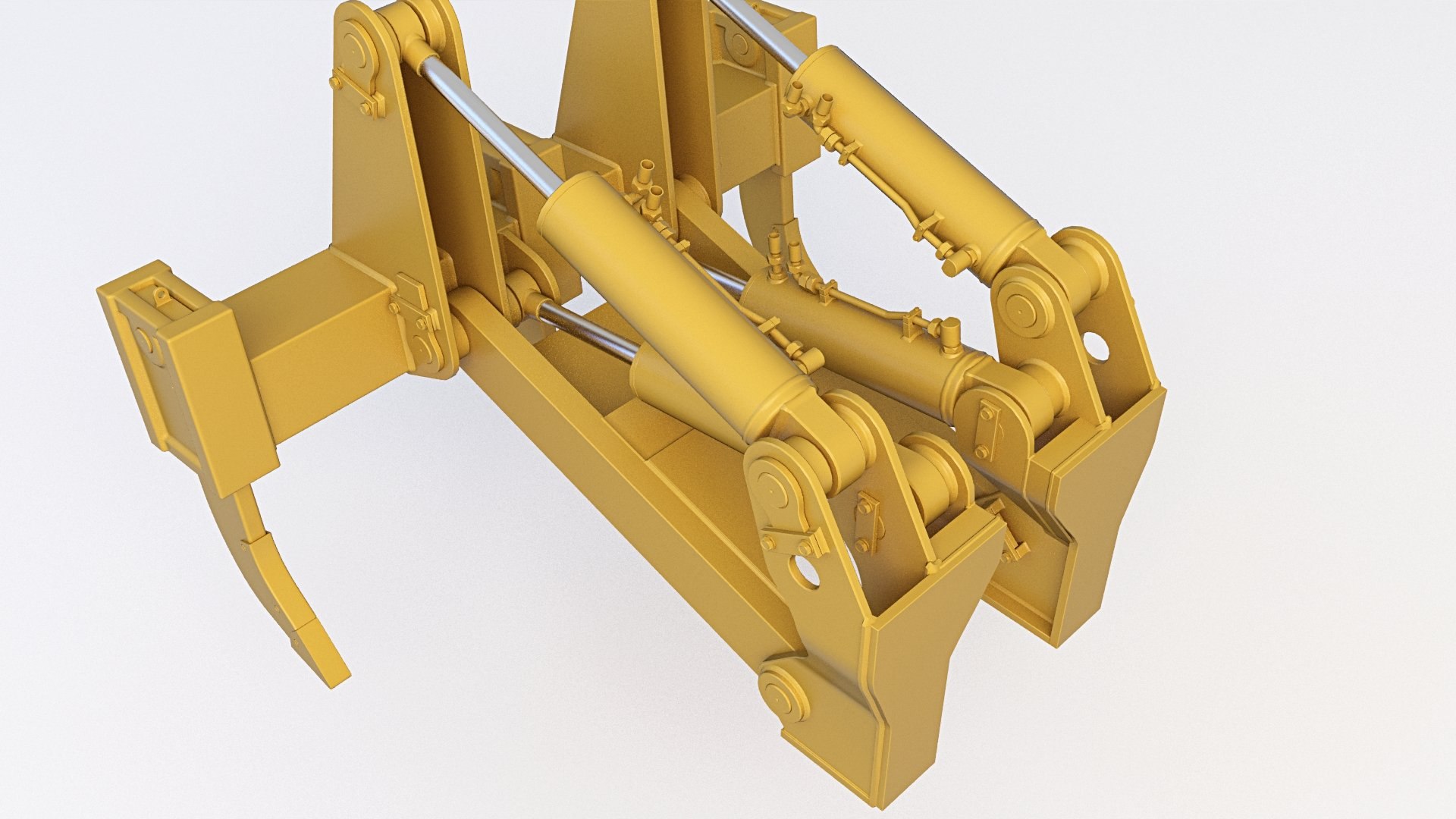 Ripper Bulldozer Model - TurboSquid 1551409