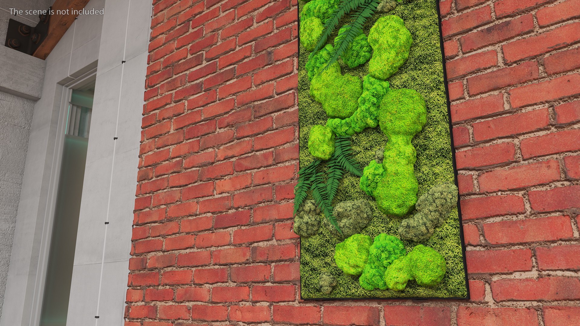 3D Green Moss Wall Preserved Model - TurboSquid 1653243